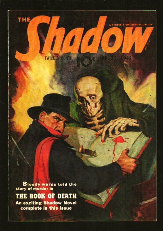 Shadow Replica Edition 1/15/1942-Girasol-Reprints "The Book of Death ...