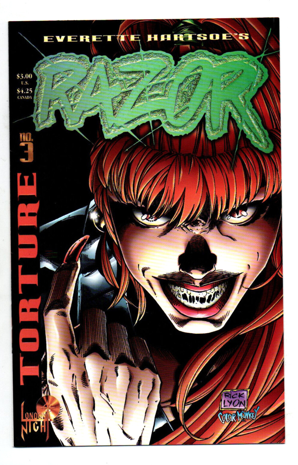 Razor Torture #0 1 2 3 4 5 & 6 Complete Set - Horror - London - 1995 ...