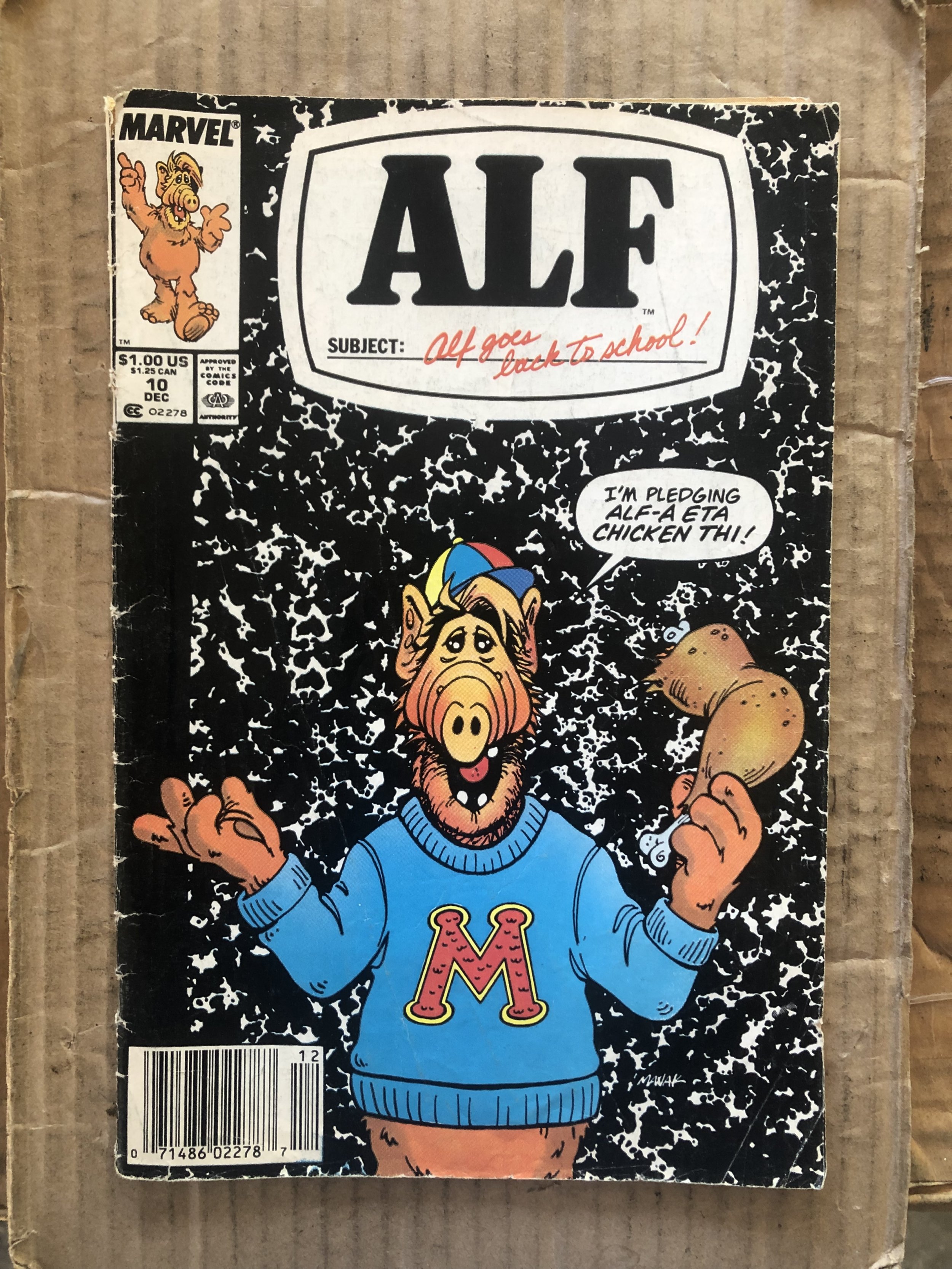 ALF #10 Newsstand Edition (1988) | Comic Books - Copper Age, Marvel ...