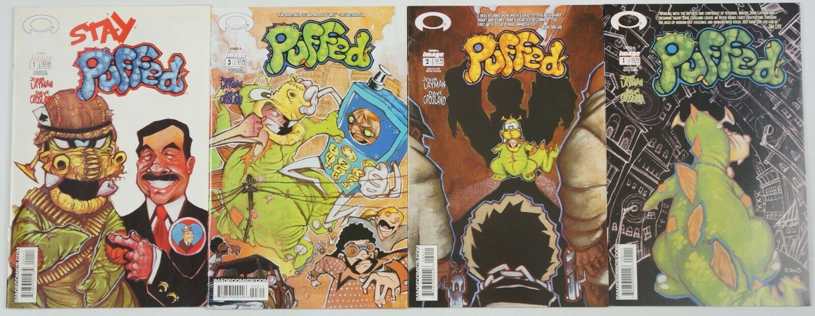 Puffed #1-3 VF/NM complete series + stay puffed - all A variants john ...