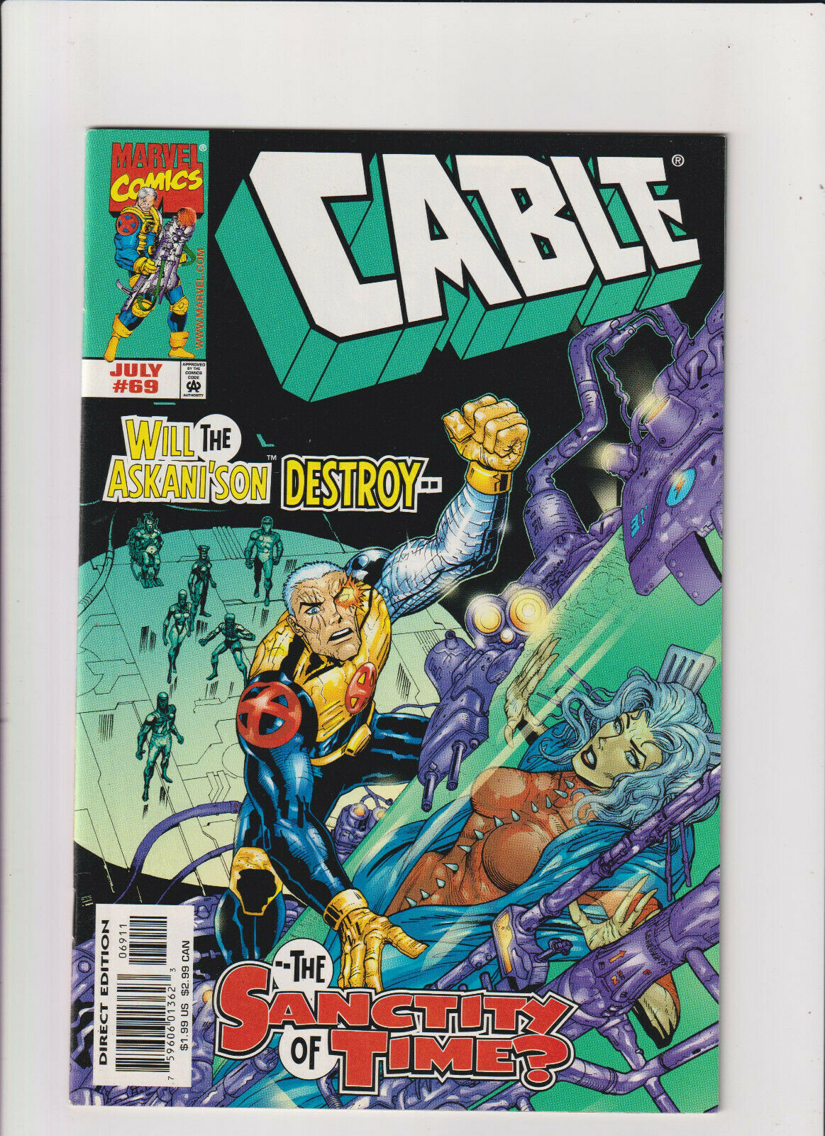 Cable #69 NM- 9.2 Marvel Comics 1999 X-Men X-Force | Comic Books ...