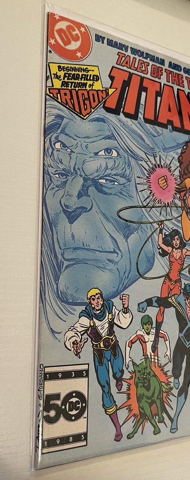 Tales Of The Teen Titans 60 ?1986 Return Of TRIGON?Starfire Changeling ...