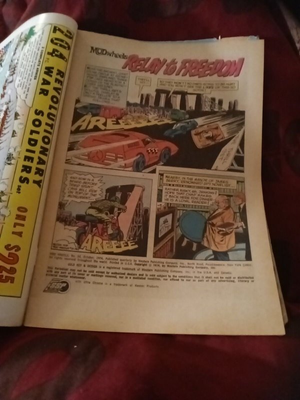 Mod Wheels 14 16 17 Gold Key Comics Lot Run Set Collection Car Toons ...