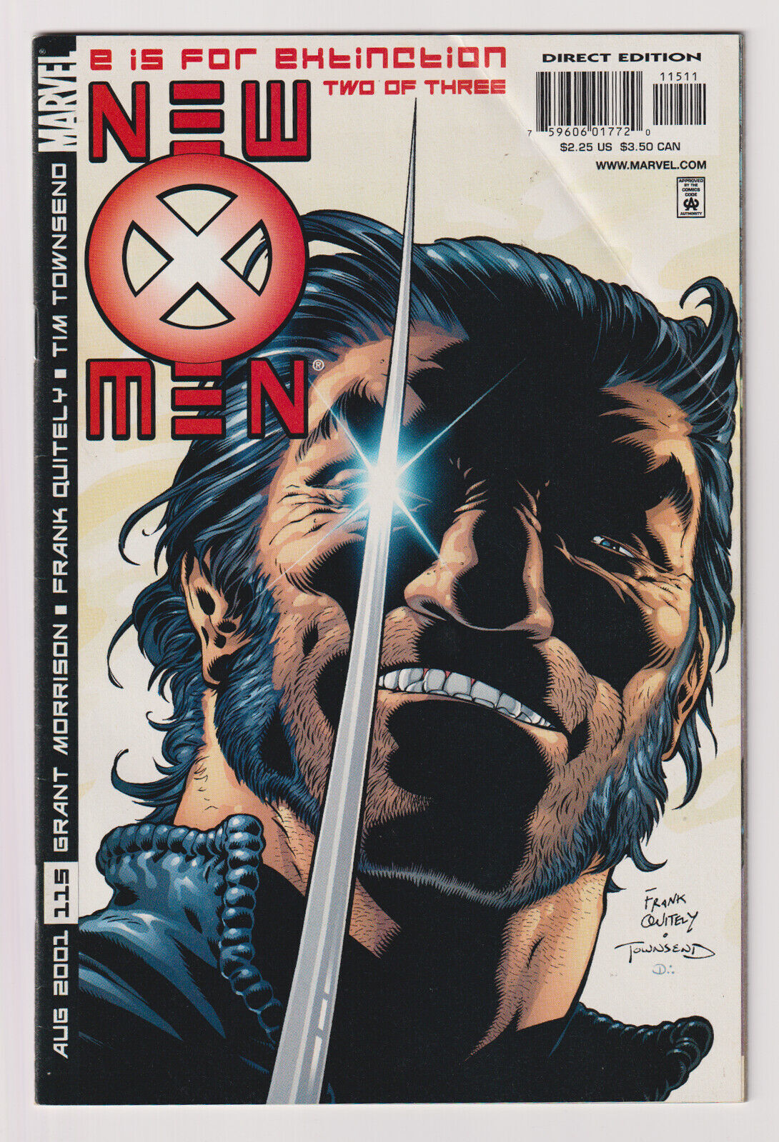 Marvel Comics! New X-Men! Issue #115! 1st app. of Negasonic Teenage ...