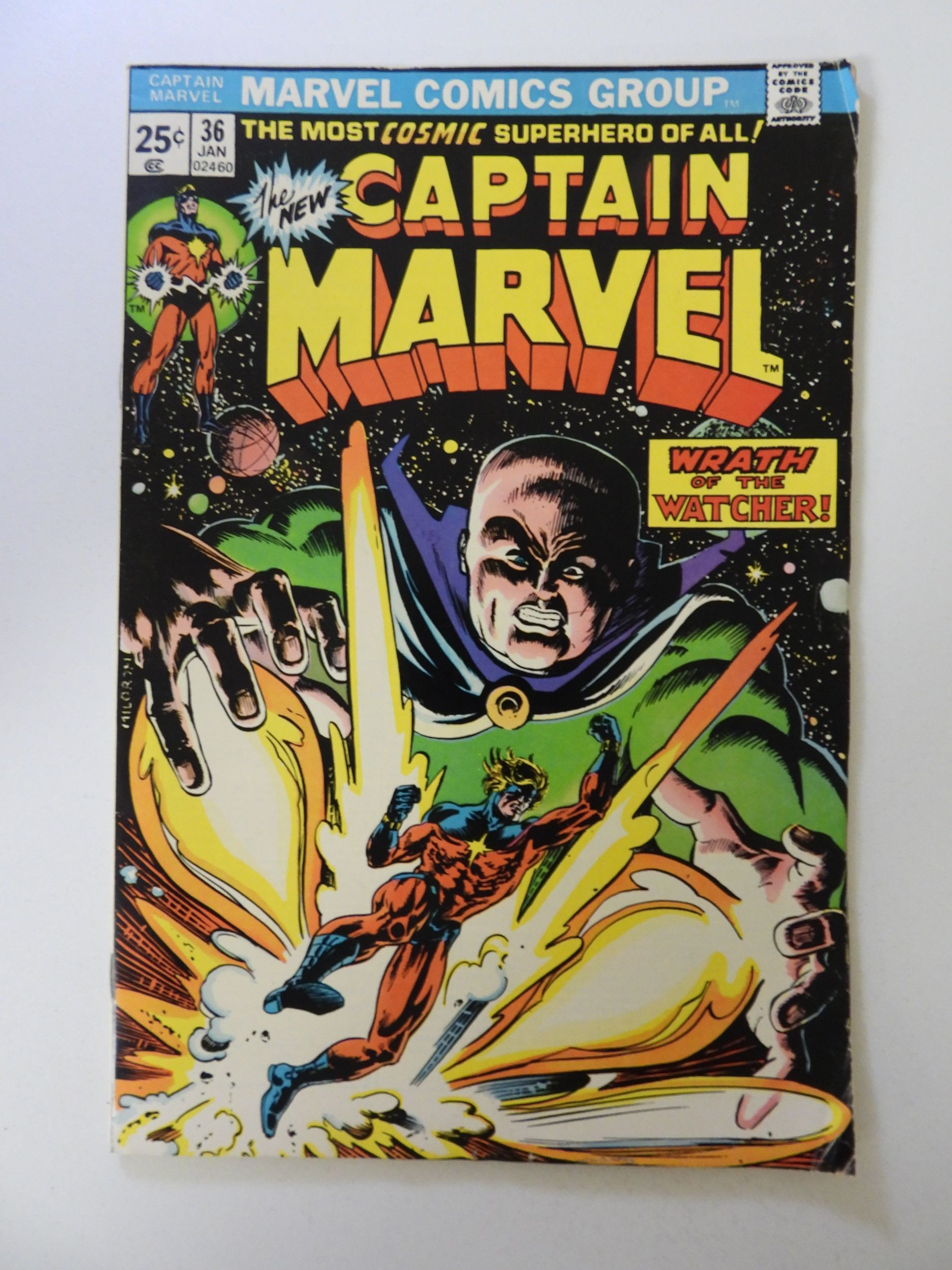 Captain Marvel #33 (1974) FN- condition MVS intact | Comic Books ...