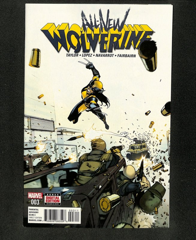 All-New Wolverine #3 | Comic Books - Modern Age, Marvel, Wolverine ...