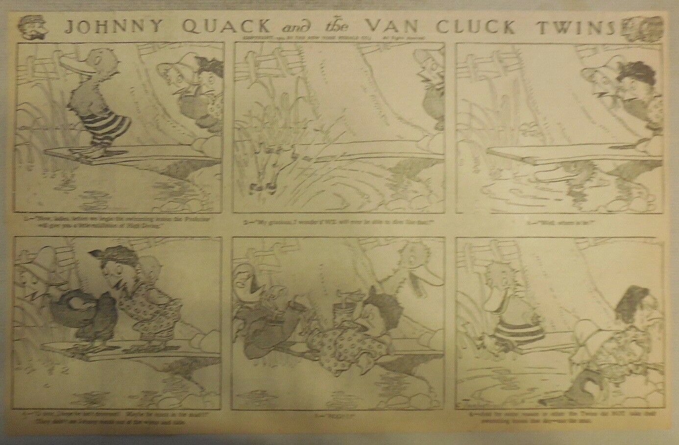 Johnny Quack by Charles Twelvetrees from 1910 Early Duck Comic! Half ...