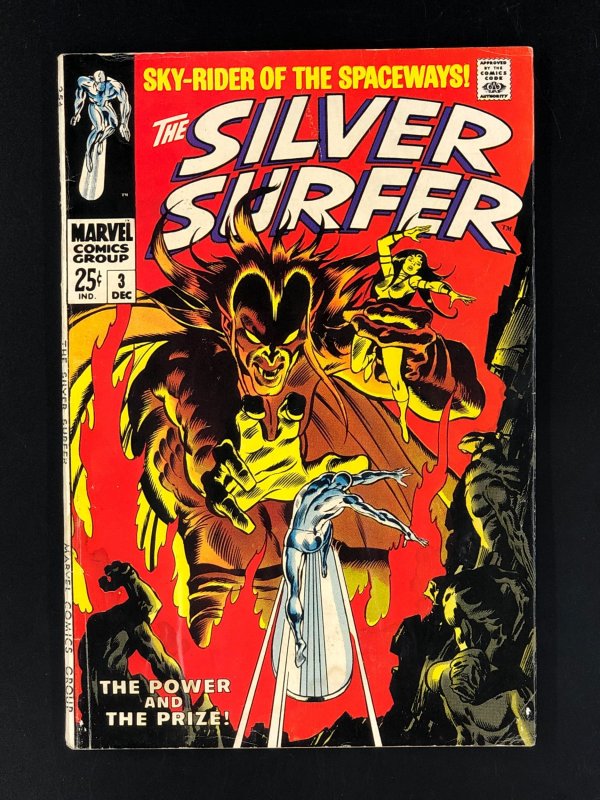 The Silver Surfer #3 (1968) GD/VG 1st Appearance of Mephisto! See ...