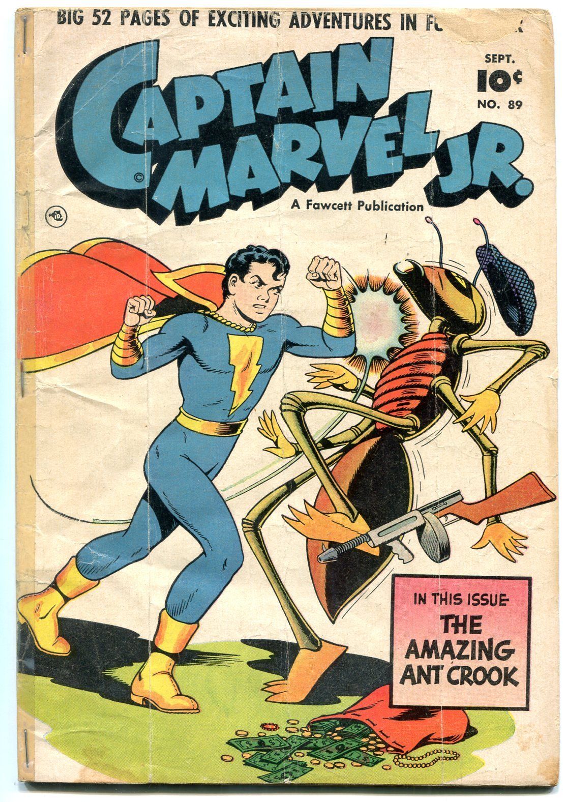 Captain Marvel Jr. #89 1950 -Fawcett Golden Age reading copy | Comic ...