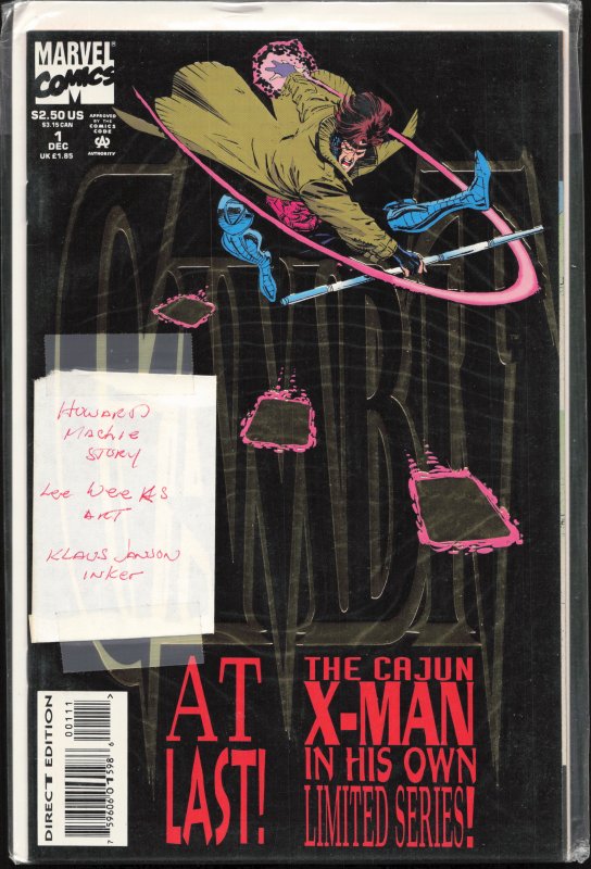 Gambit #1 (1993) Gambit [Key Issue] | Comic Books - Modern Age, Marvel ...