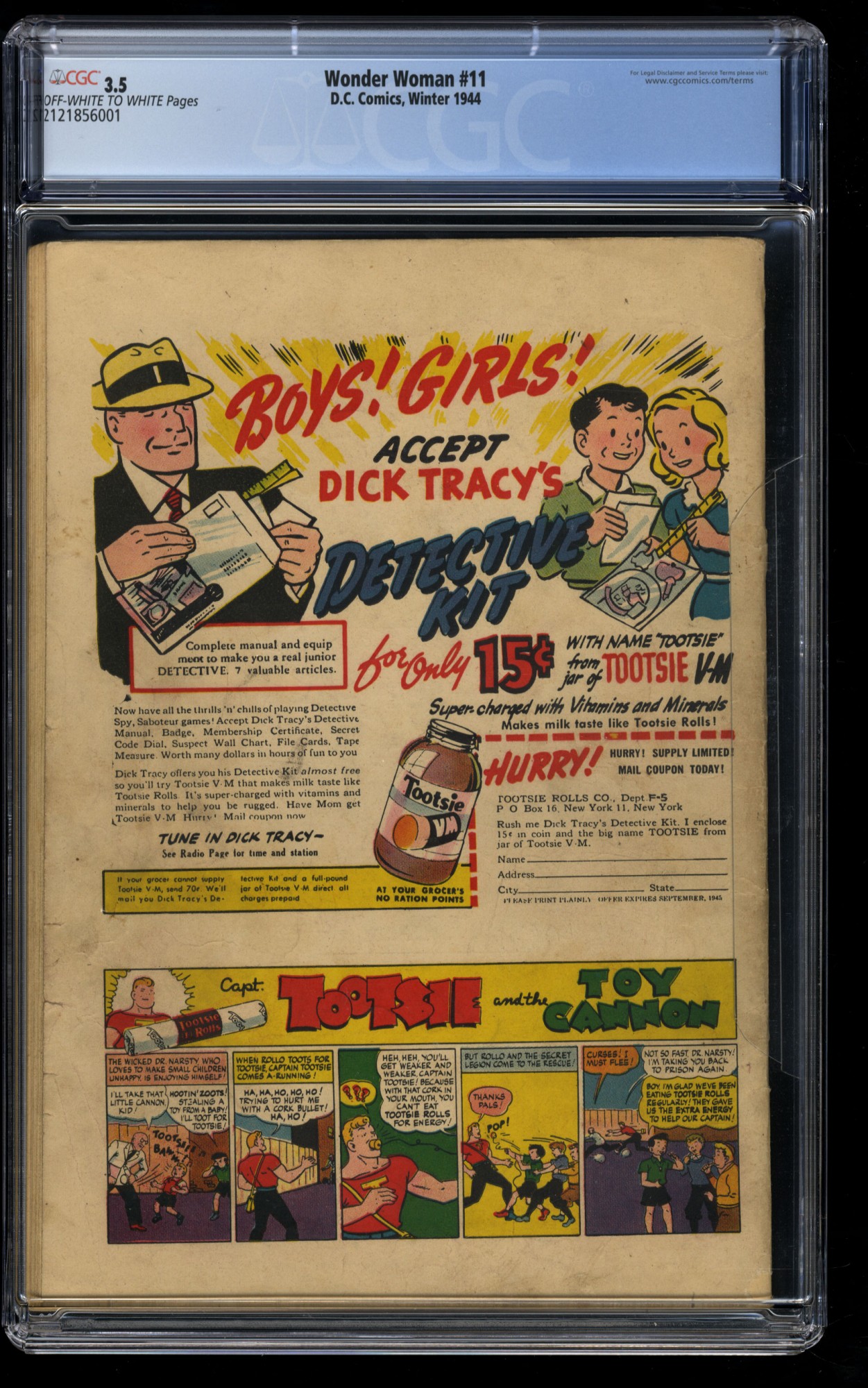 Wonder Woman #11 CGC VG- 3.5 Off White to White 1st Hypnota! | Comic ...