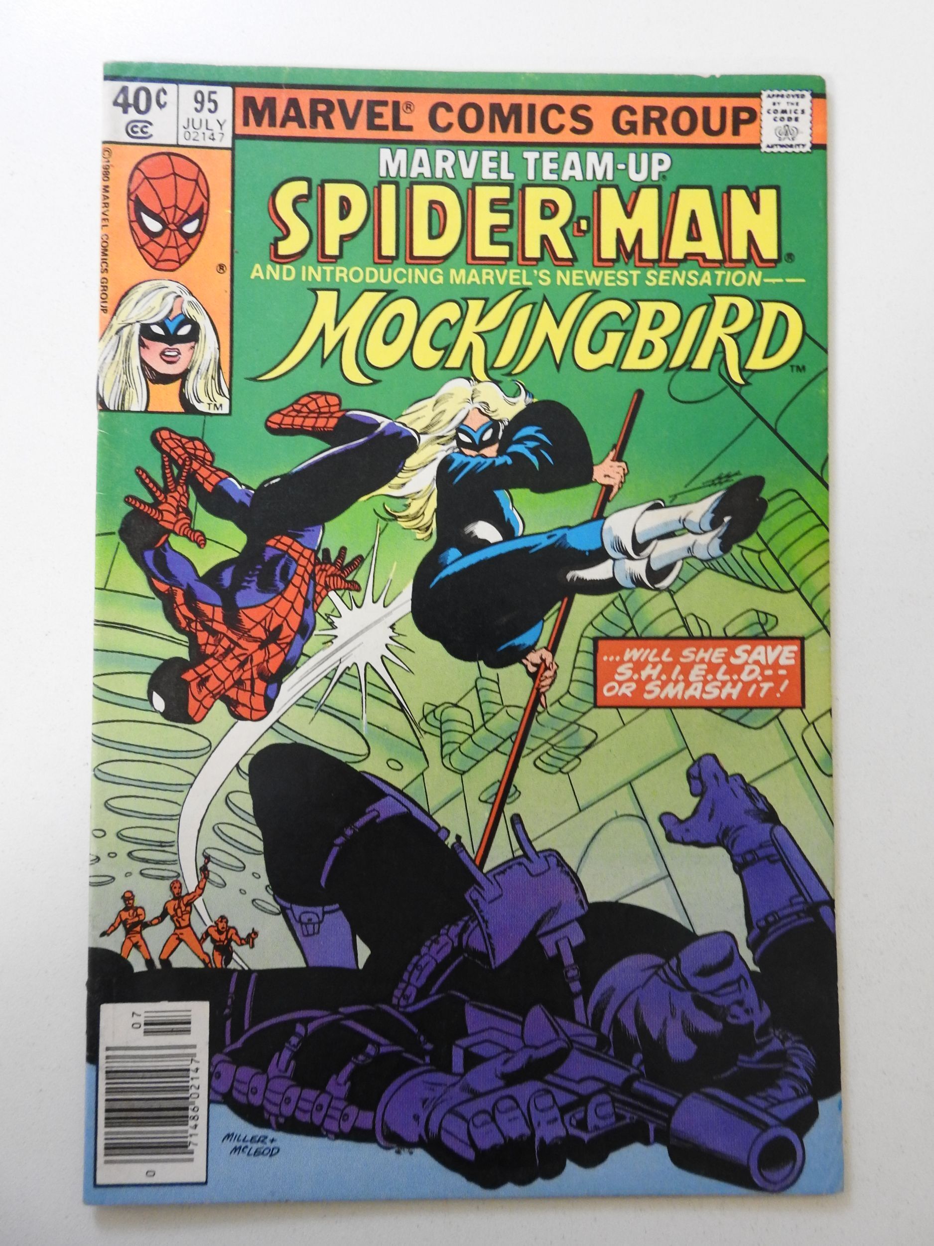 Marvel Team-Up #95 (1980) FN Condition! 1st Appearance of Mockingbird ...
