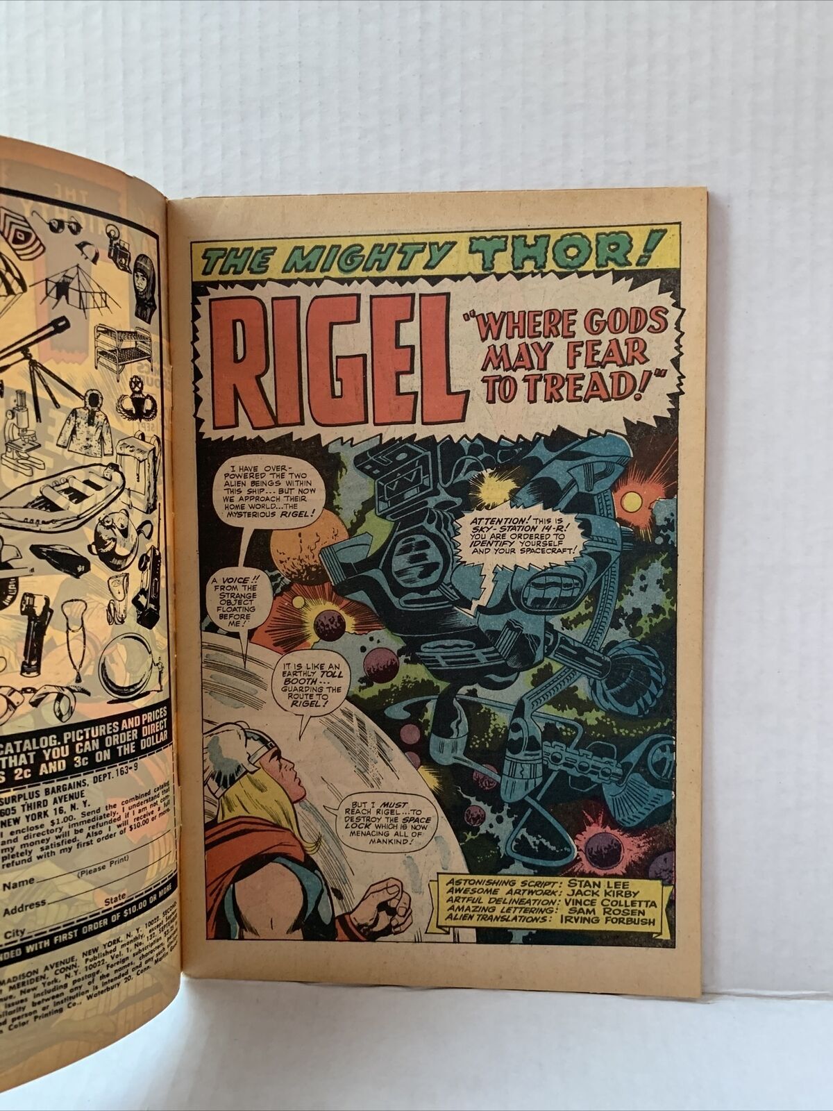 Thor #132 1st Cameo Ego The Living Planet | Comic Books - Silver Age ...