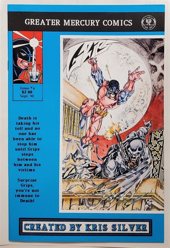 Grips (Vol. 2) #4 (Aug 1990, Greater Mercury) 7.0 FN/VF | Comic Books ...