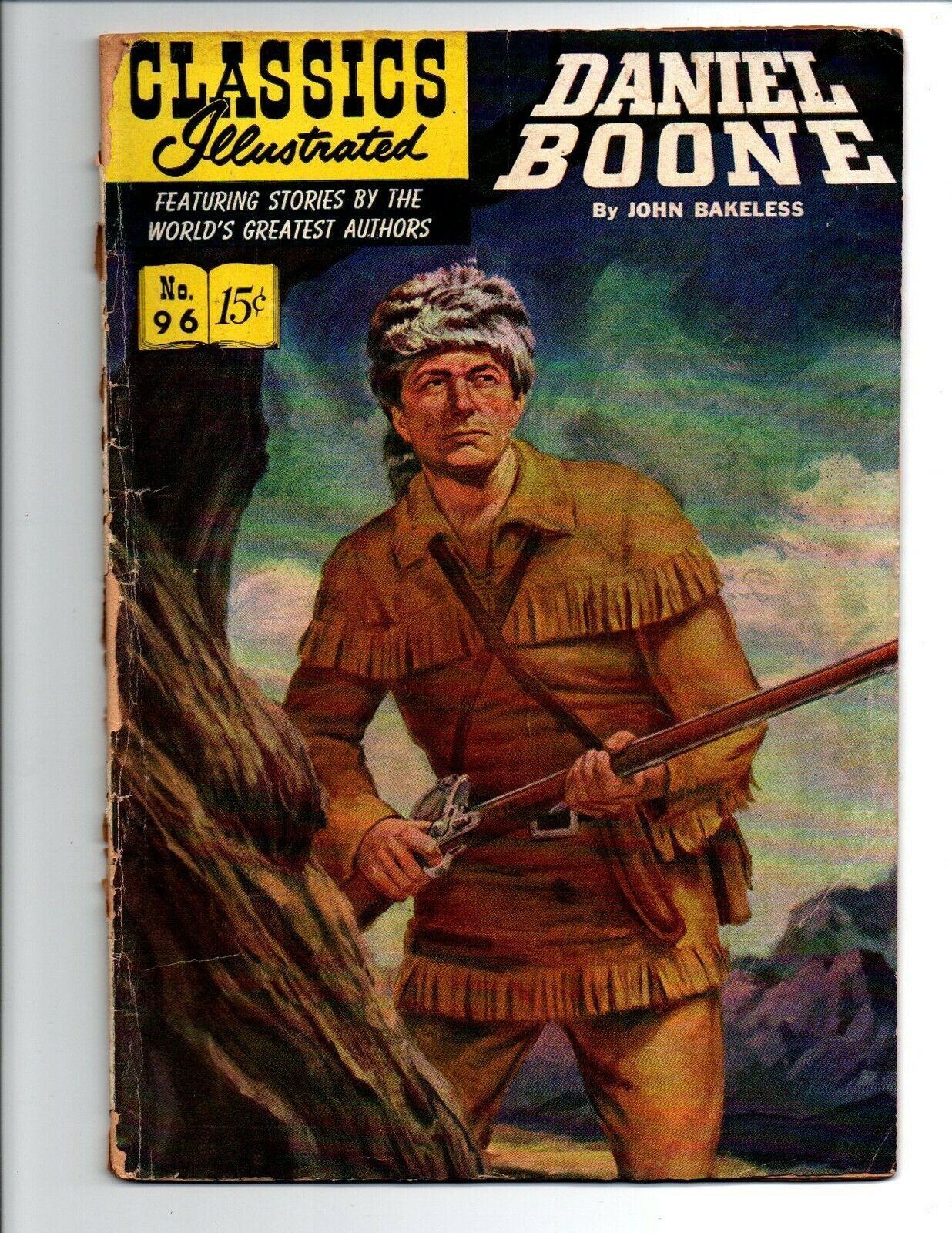 Classics Illustrated #96 - Daniel Boone - Gilberton - 1946 - Good ...