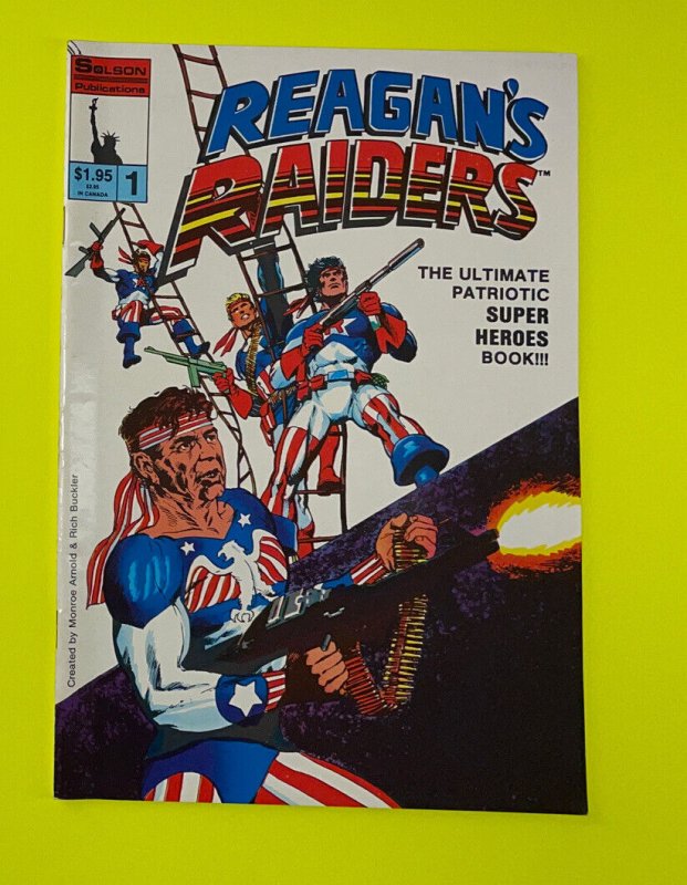 Reagan's Raiders? #1 (1986) Solson Publications Comics President Ronald ...