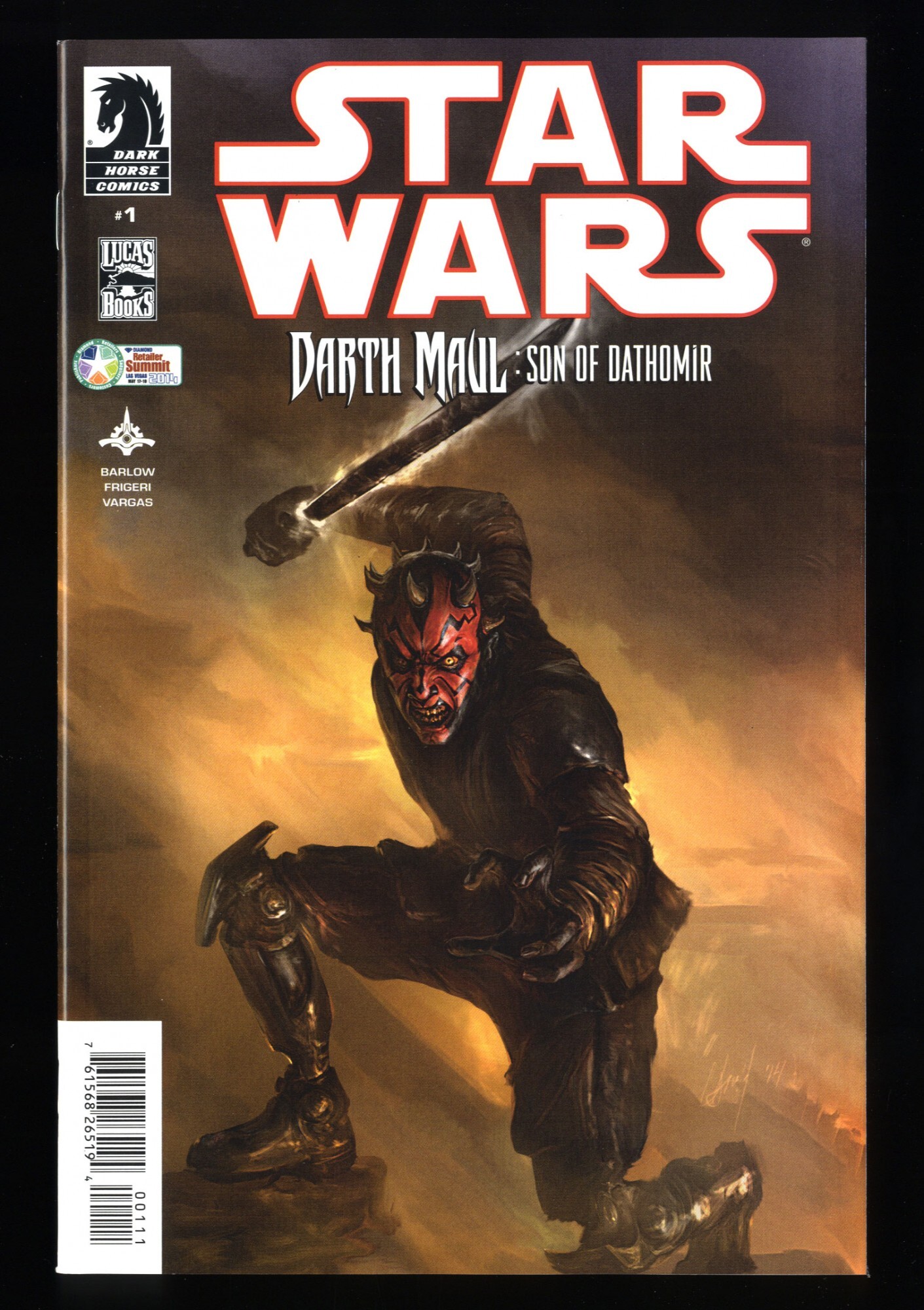 Star Wars: Darth Maul - Son of Dathomir #1 NM- 9.2 Diamond Variant ...
