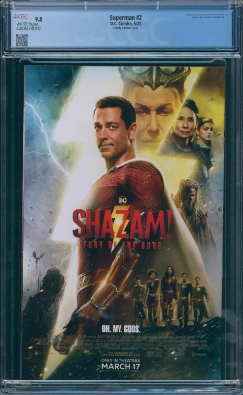 Superman 2 CGC 9.8 1st Appearance & Cover of Marilyn Moonlight DC 2023 ...