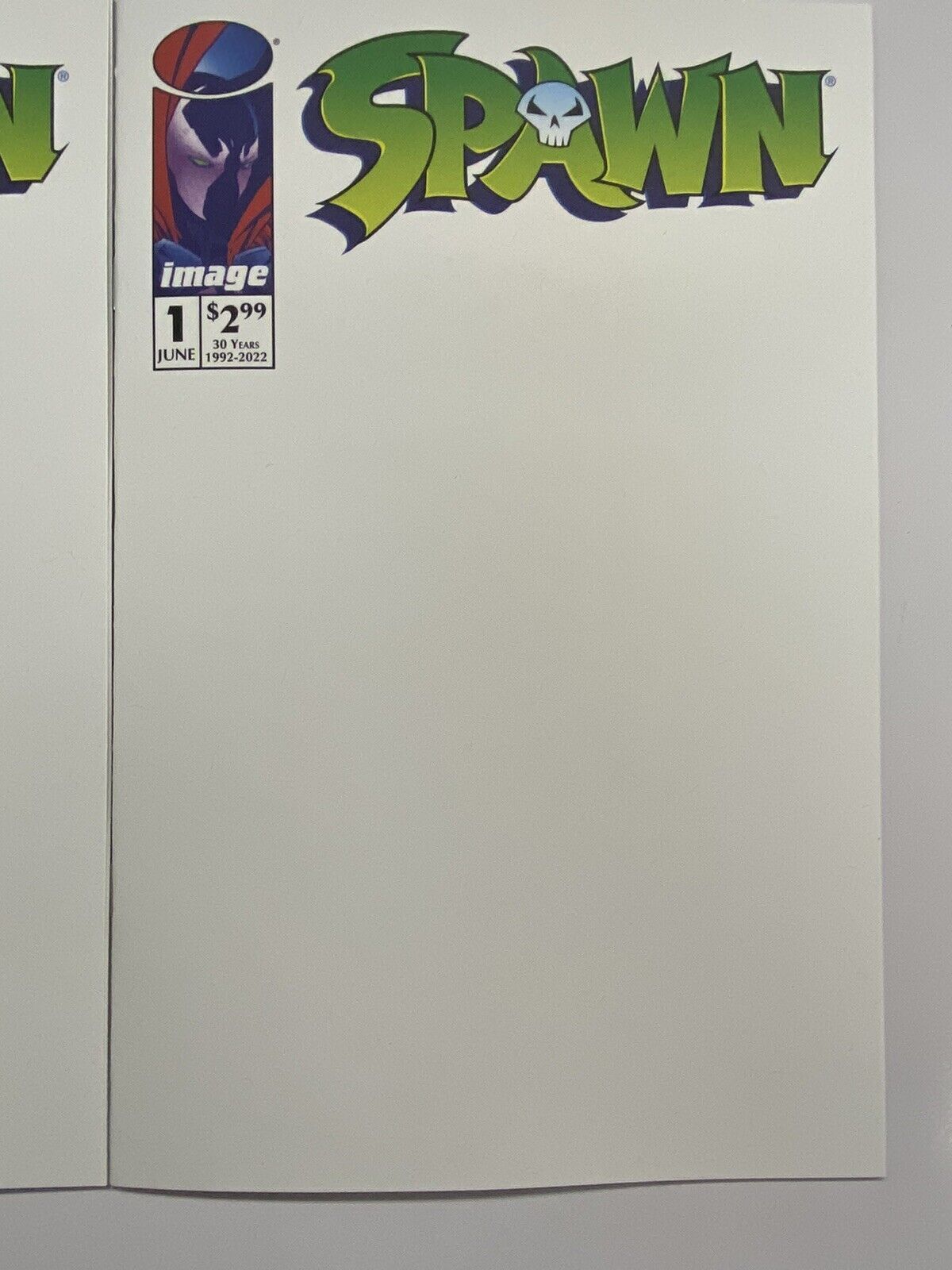 Spawn #1 (5X Copies) 30th Anniversary Blank Sketch Variant NM 2022 ...