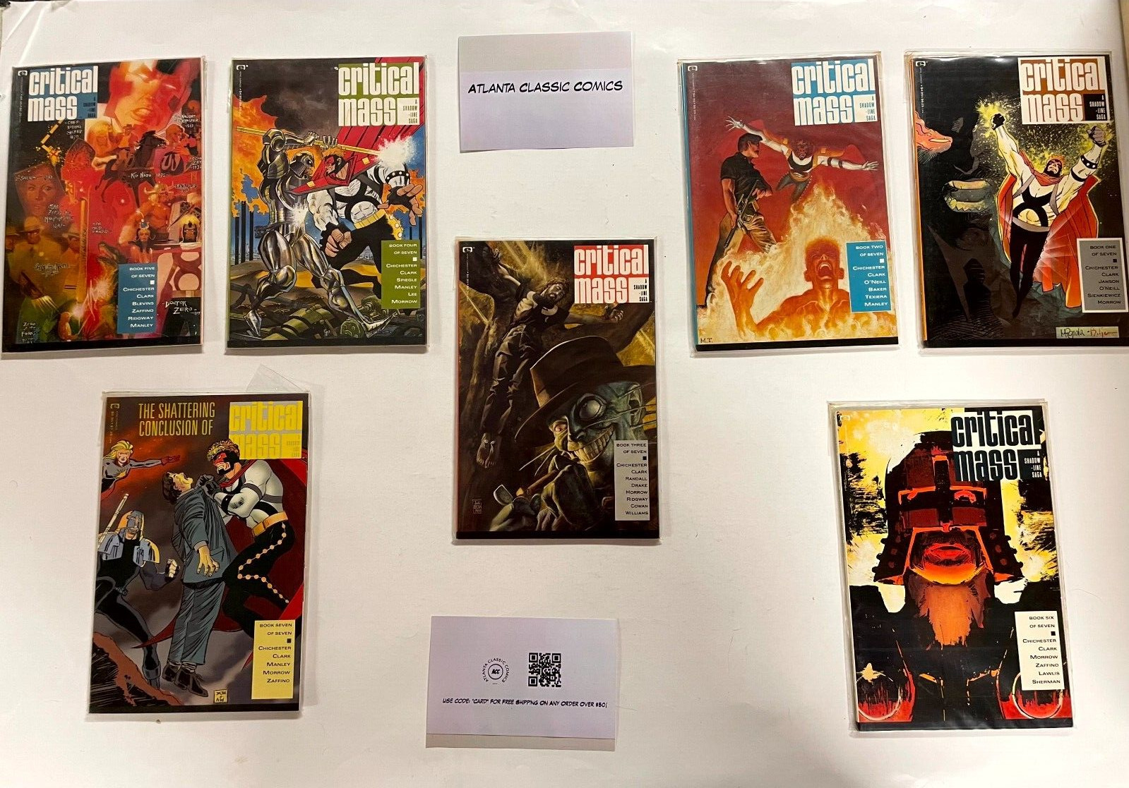 Critical Mass Shadowline Saga Marvel Epic Comics Series # 1 2 3 4 5 6 7 ...