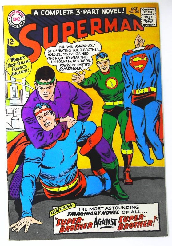 Superman (1939 series) #200, Fine+ (Actual scan) | Comic Books - Silver ...