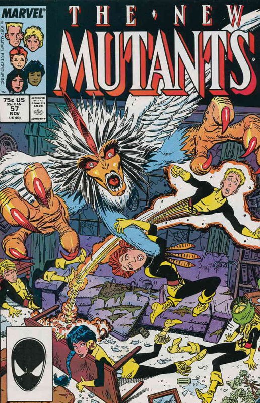 New Mutants, The #57 VF ; Marvel | Louise Simonson | Comic Books ...