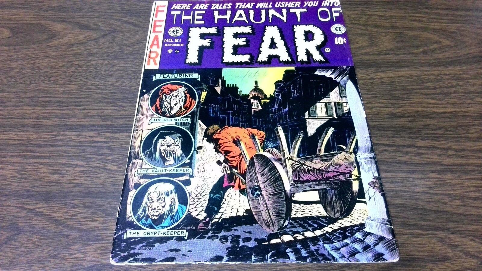 Haunt of Fear #21 1953 Ghastly Graham Ingels Body Cart Cover-Precode EC ...