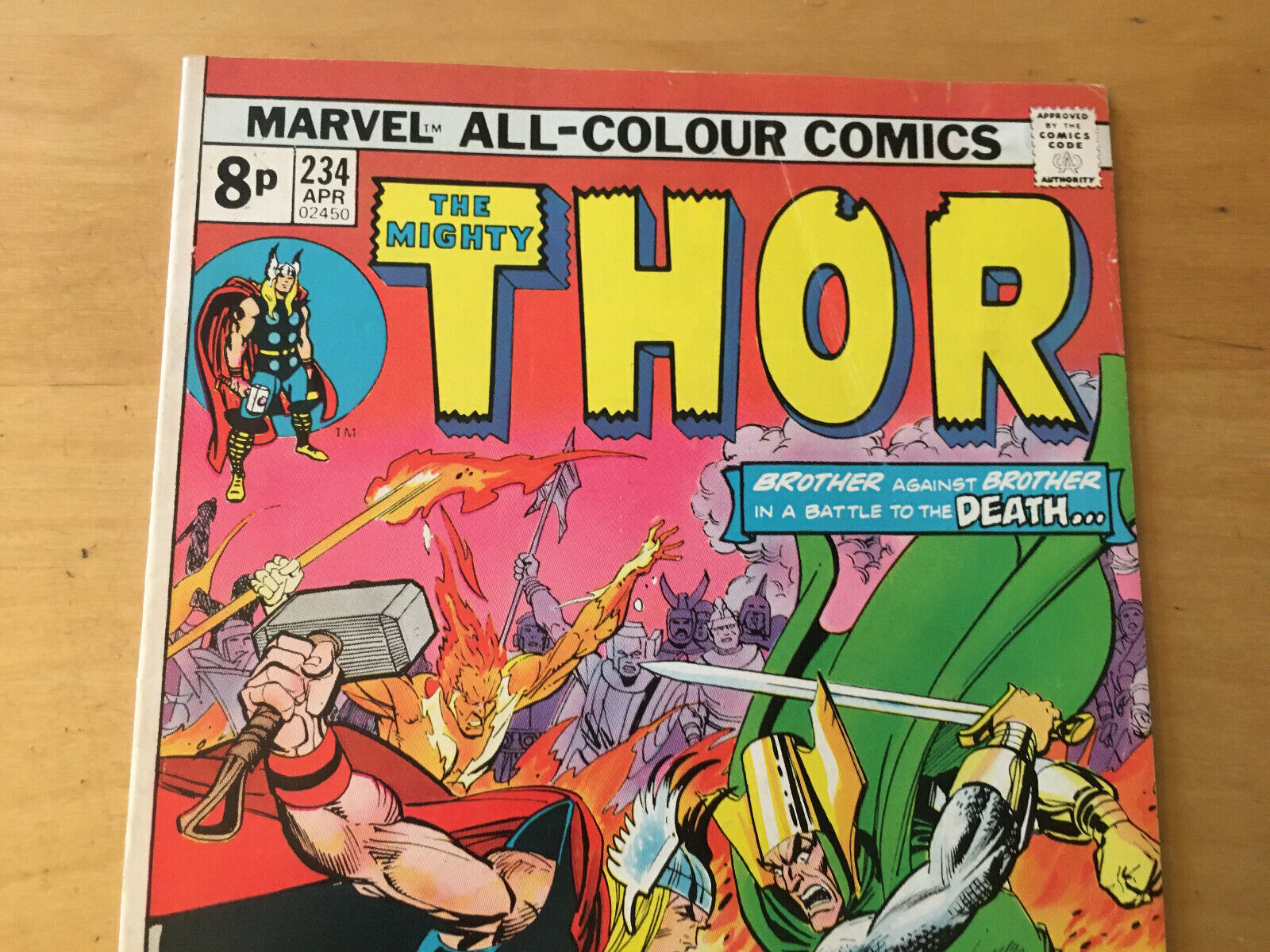 Thor 234, 8p Foreign Price Variant, SEE Pics for Grade, Firelord | Comic Books - Bronze Age ...