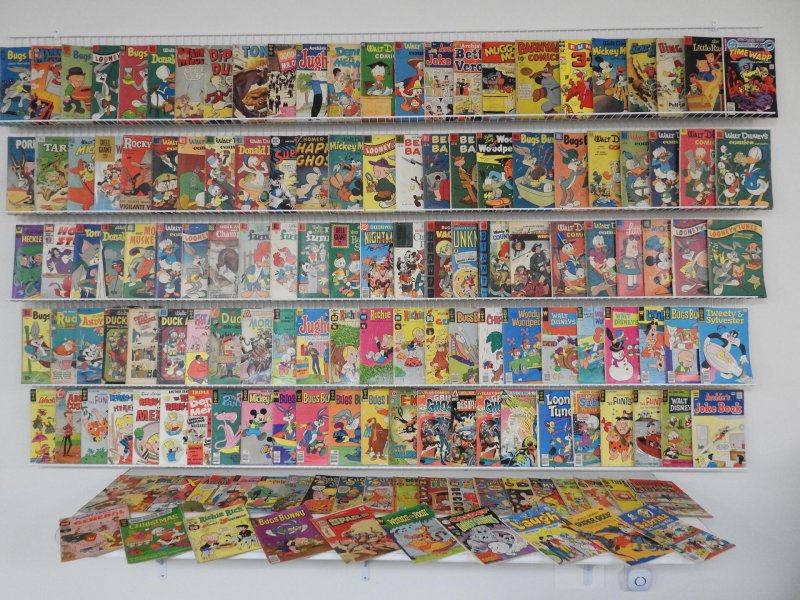 Huge Lot of 150+ Cartoon Comics W/ Bugs Bunny, Richie Rich, Donald ...