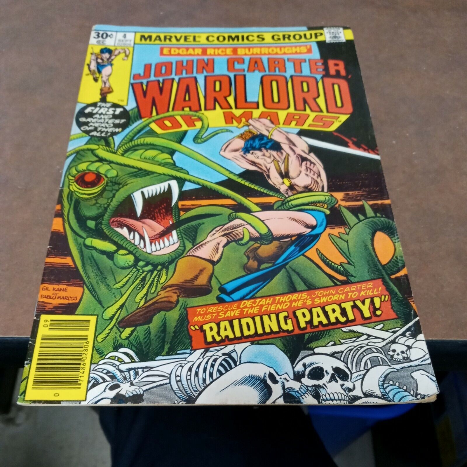John Carter Warlord Of Mars 10 Issue Bronze Age Marvel Comics ...