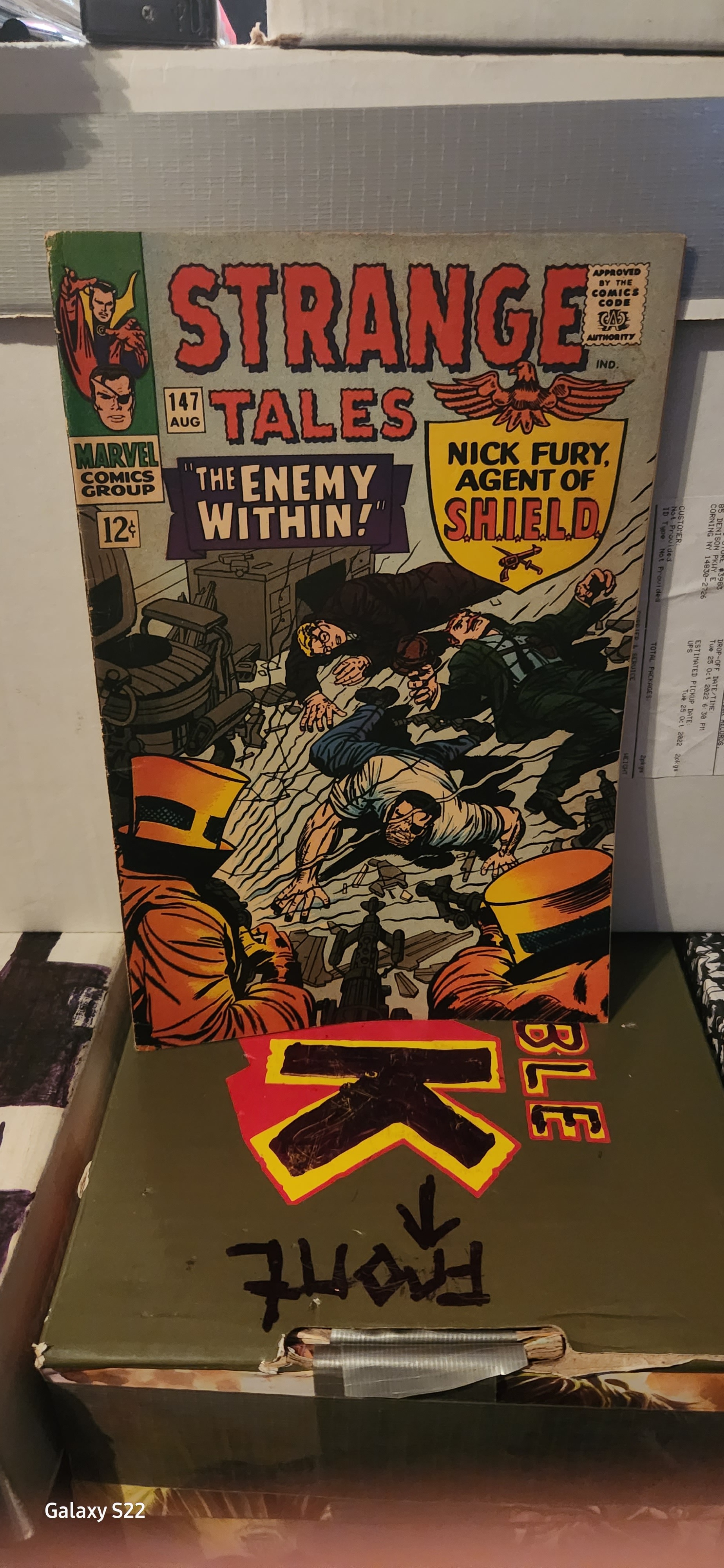 Strange Tales #147 1966 Marvel RARE VINTAGE KEY! 1ST APP-KALUU!! (G/VG ...