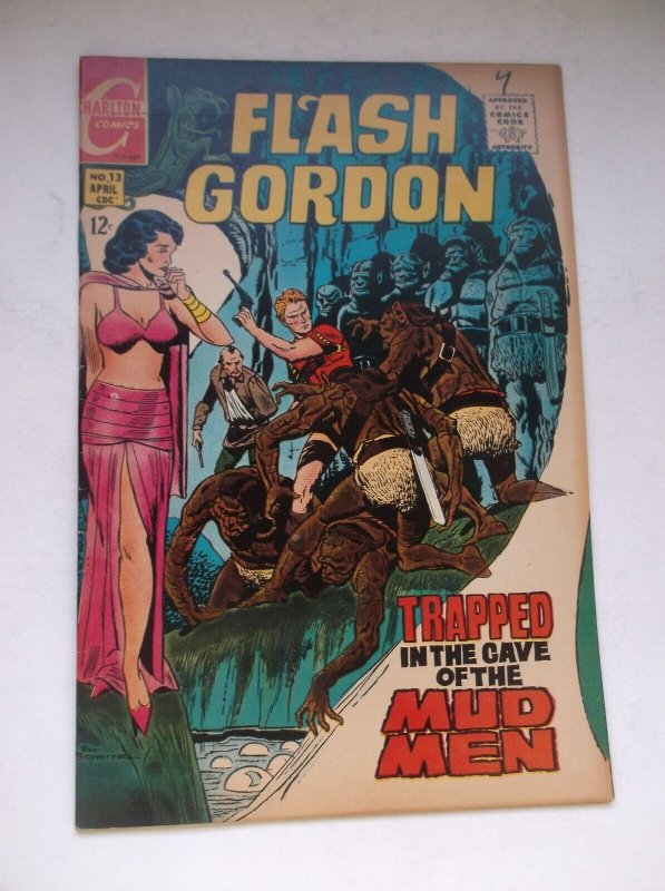 Charlton Comics: Flash Gordon #13, Trapped in the Cave of the MUD Men, 1969, VF- | Comic Books ...