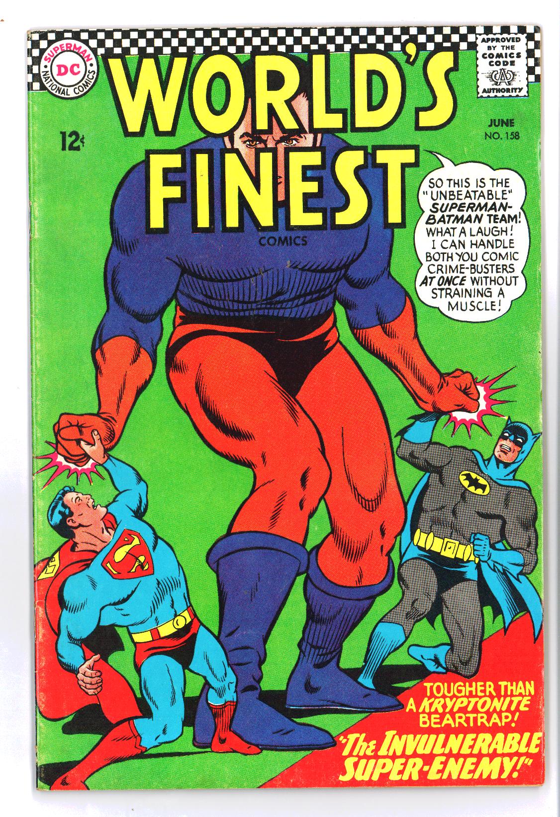 World's Finest Comics #158 (1966) | Comic Books - Silver Age, DC Comics ...