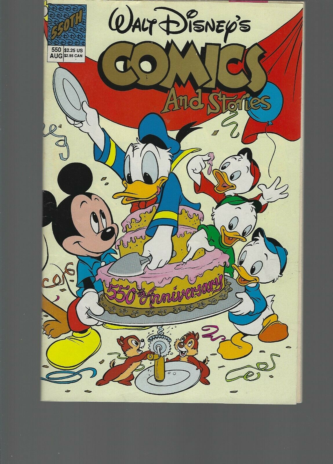 Walt Disney Comics and Stories #550 | Comic Books - Copper Age, Disney ...