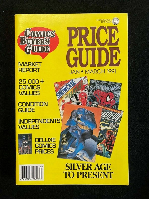 Comic Buyer's Guide - Comic Price Guide 1991 Krause Publications ...