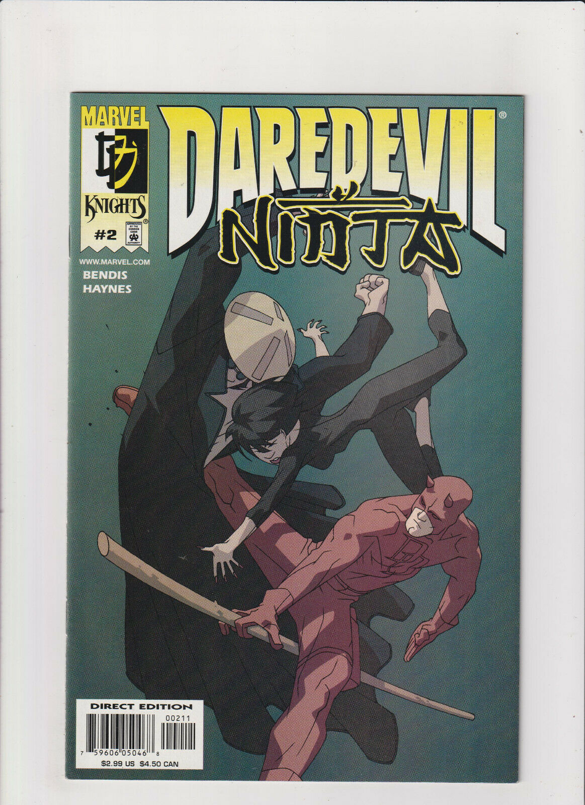 Daredevil: Ninja #2 NM- 9.2 Marvel Comics 2001 Brian Bendis | Comic ...