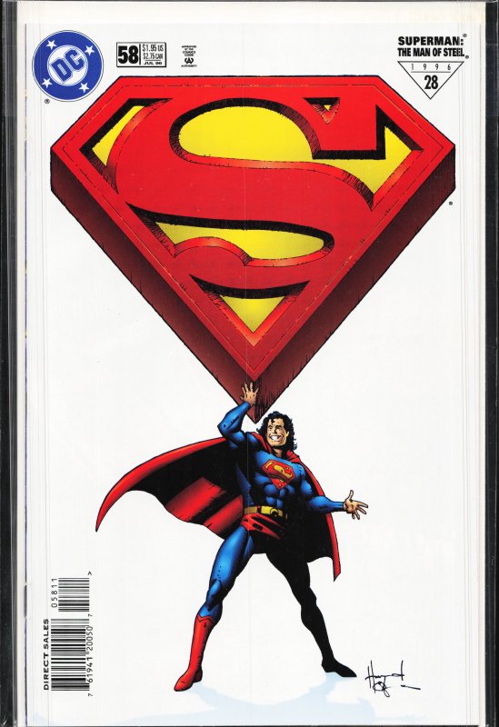 Superman: The Man of Steel #58 (1996) Superman | Comic Books - Modern ...