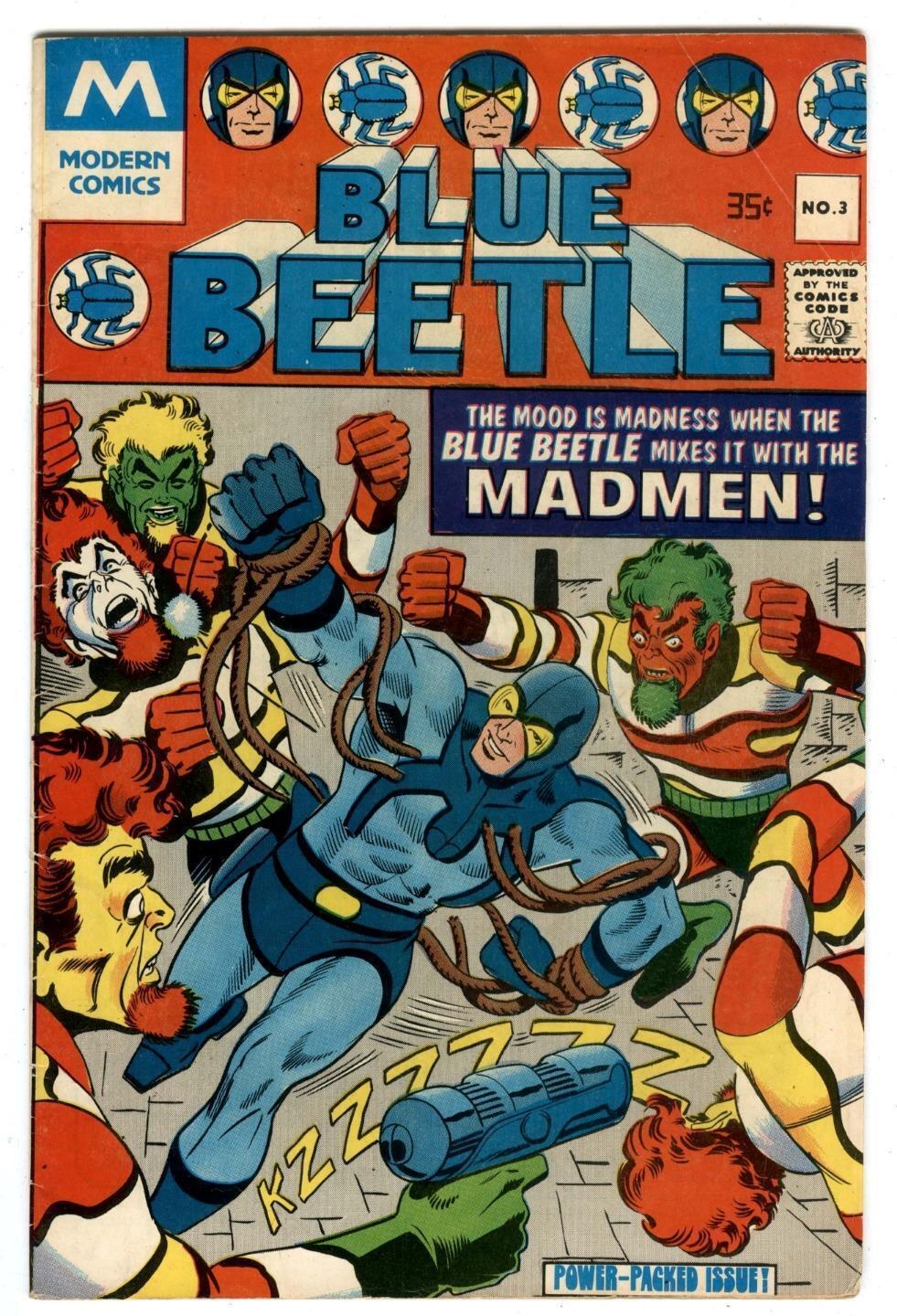 Blue Beetle #3 1977 Reprint Modern Comics 1st App.Madmen Classic Steve ...