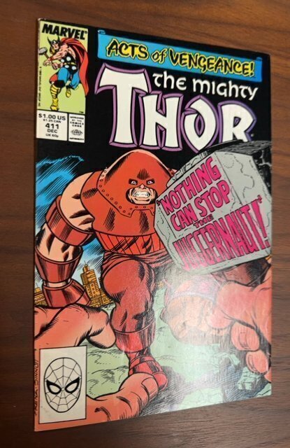 The Mighty Thor #411 VF- (1989) First appearance of the New Warriors ...
