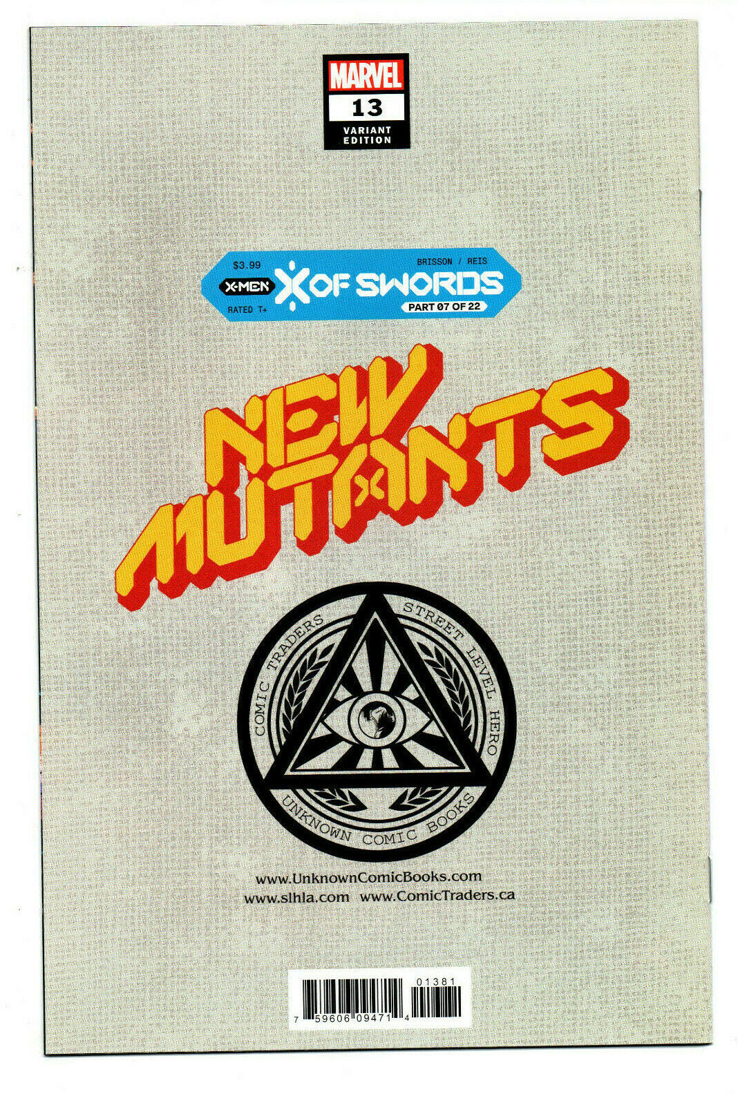 New Mutants #13 - Werneck Virgin Variant - X-Men X of Swords - 2020 ...