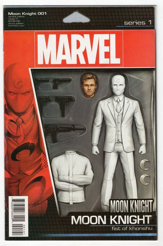 Moon Knight #1 VINTAGE 2016 Marvel Comics John Tyler Christopher Figure ...