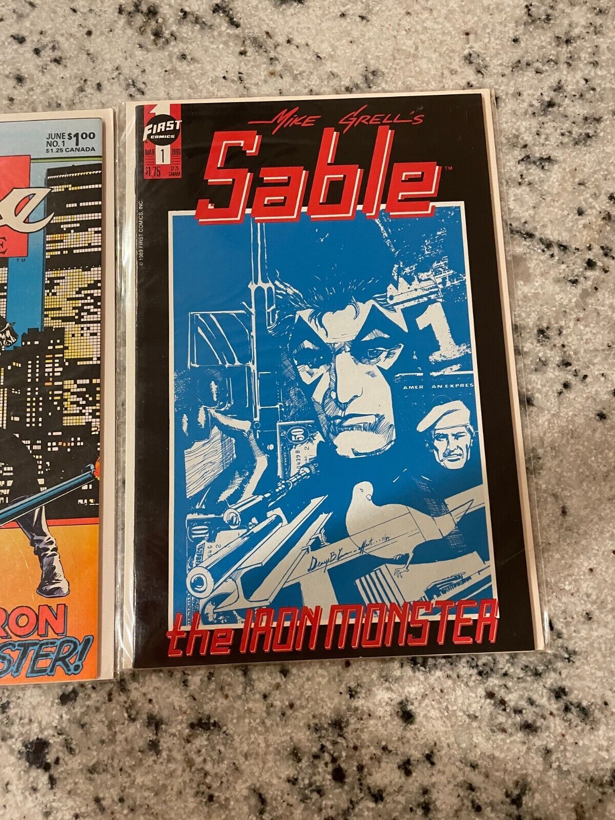 Lot Of 2 Jon Sable First Comics Comic Books # 1 Freelance + # 1 NM M ...