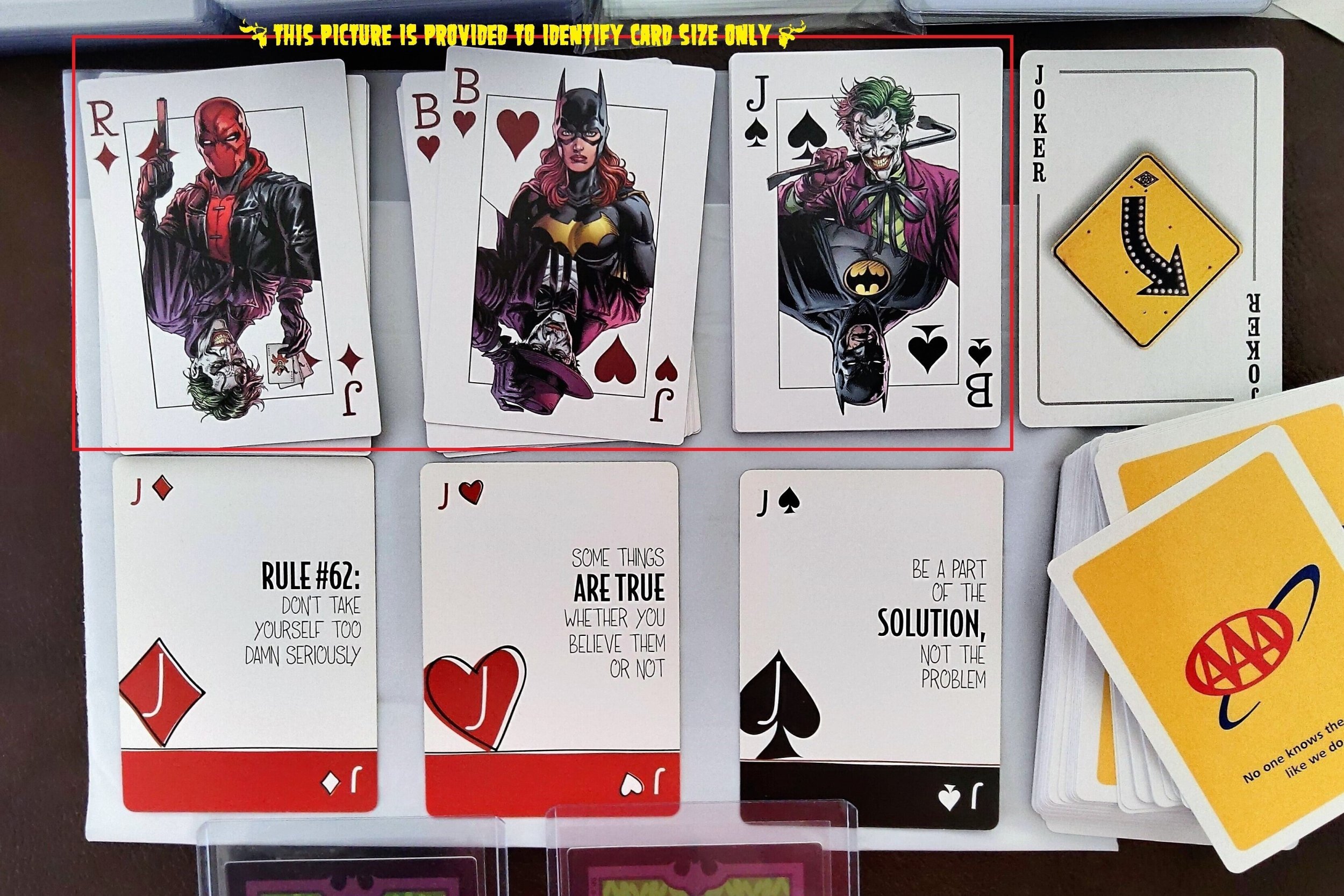 Batman Three Jokers PROMO PLAYING CARDS SET OF 3 Batgirl Red Hood (Top ...