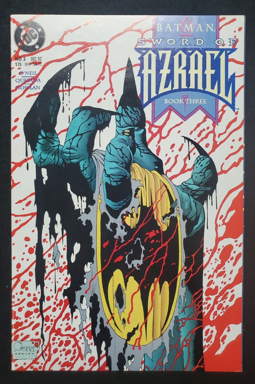 Batman Sword of Azrael #1-4 Complete Set 1st Appearance of Azrael 1992 ...