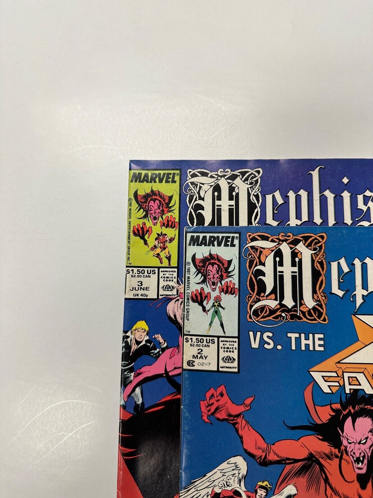 2 Mephisto Vs The X-Factor Marvel Comic Book # 1 2 Avengers Hulk Thor ...