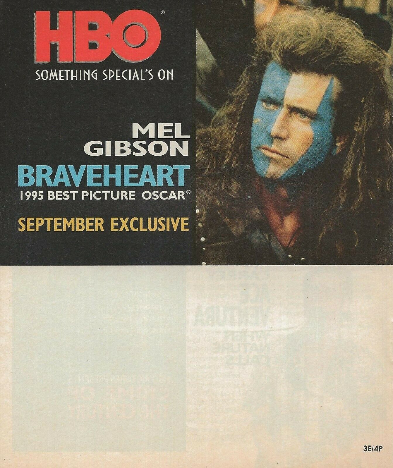 ORIGINAL Vintage Aug 1996 HBO Guide Magazine Gotti Braveheart Mel ...