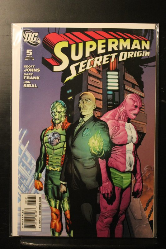 Superman: Secret Origin #5 Gary Frank Villains Cover (2010) | Comic ...