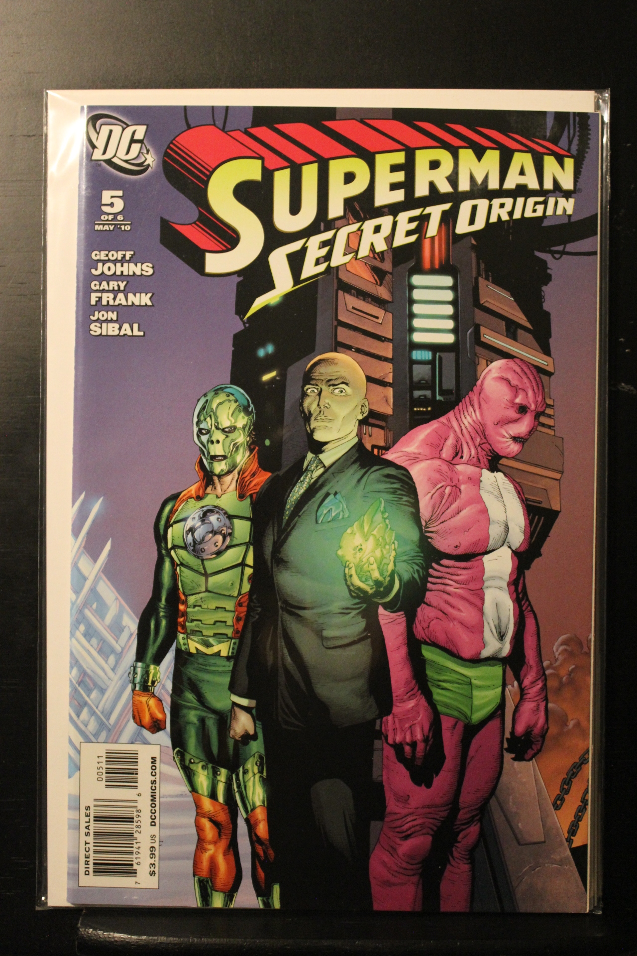 Superman: Secret Origin #5 Gary Frank Villains Cover (2010) | Comic ...