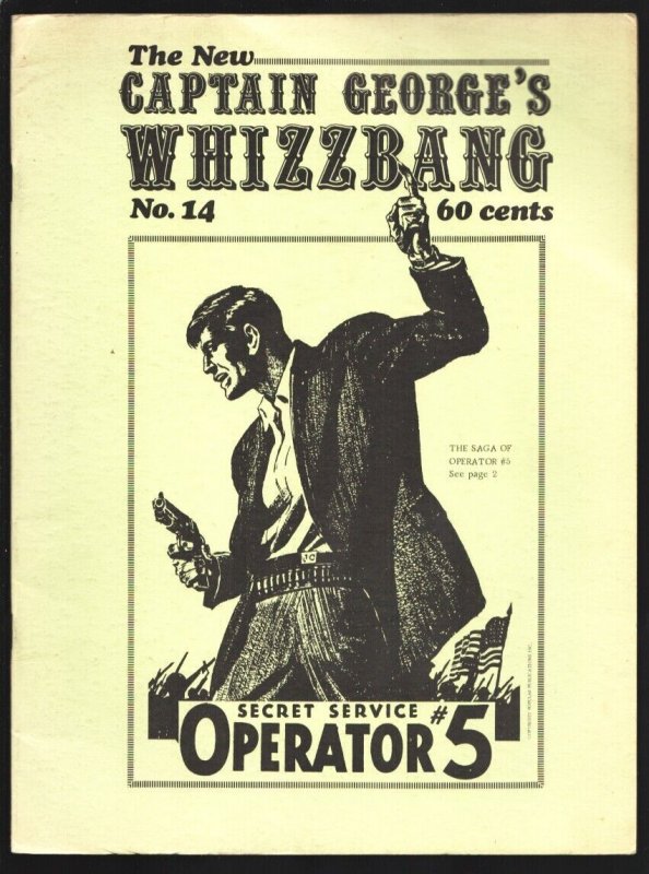 Captain George's Whizzbang #14 1972-History of Operator #5 pulps with title c... | Comic Books ...