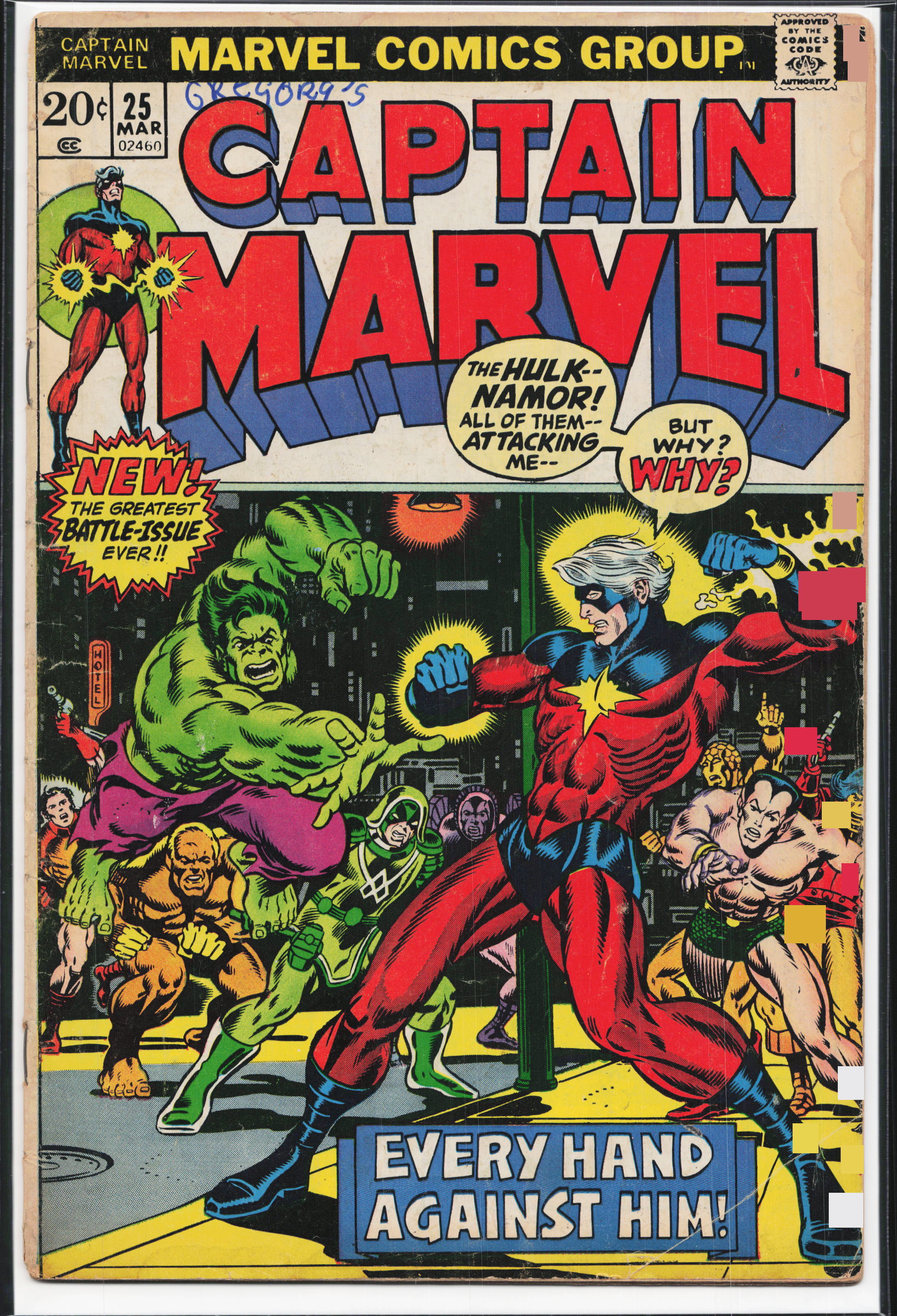 Captain Marvel #25 (1973) Captain Marvel | Comic Books - Bronze Age ...